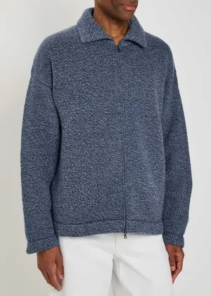 THE ELDER STATESMAN Hunter Zip-through Cashmere Jacket