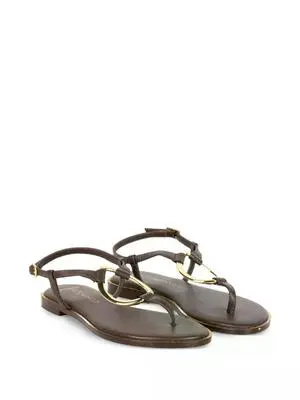 SPAZIO CORRIDONI 1 Gold-tone Hardware Sandals
