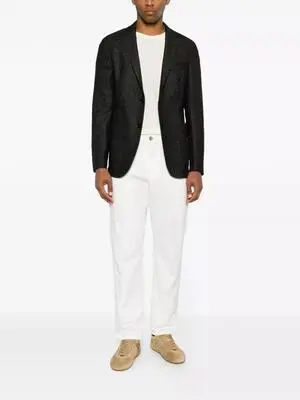 Zegna Single-breasted Blazer - Black