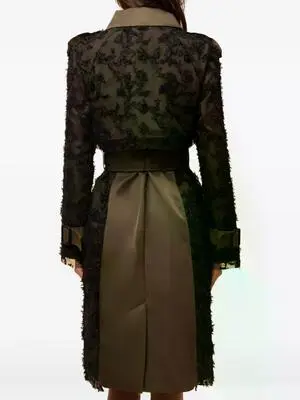 CONTESSA MILLS Claw Panelled Trench Coat