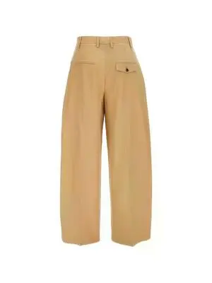 Alberto Biani Pleated Wide-leg Trousers