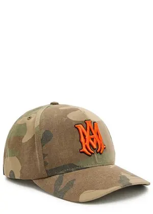 Amiri Camouflage Twill Baseball Cap