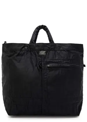 PORTER Mile 2-way Nylon Tote Bag - Black