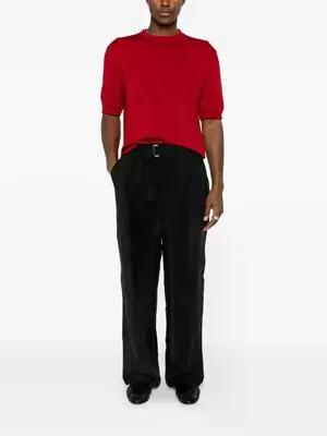 SEVEN GAUGE Short-sleeve Cotton Sweater