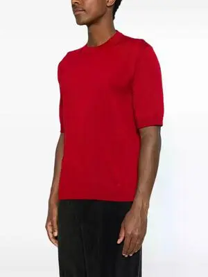 SEVEN GAUGE Short-sleeve Cotton Sweater