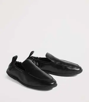 Bottega Veneta Crinkled Nappa Leather Dawson Loafers