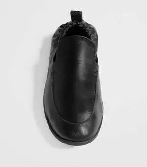 Bottega Veneta Crinkled Nappa Leather Dawson Loafers