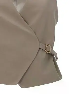 PT TORINO Angela Waistcoat - Neutrals