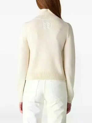NILI LOTAN Cable-detail High Neck Sweater