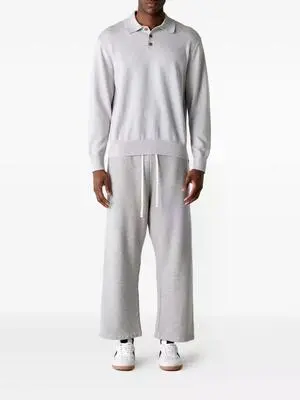 LES TIEN Relaxed-fit Cropped Track Pants