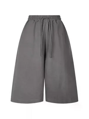 STUDIO TOMBOY Drawstring Wide-leg Trousers - Grey