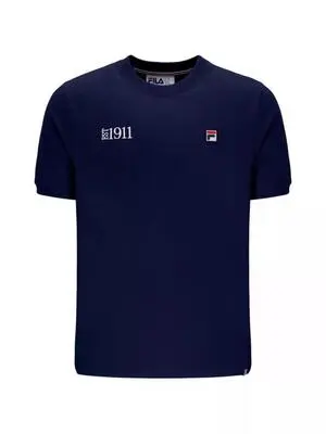 FILA Silvio Logo-patch T-shirt - Blue