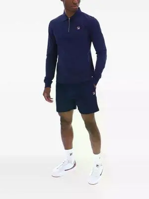 FILA Emilian Zip-fastening Long-sleeve Polo Shirt