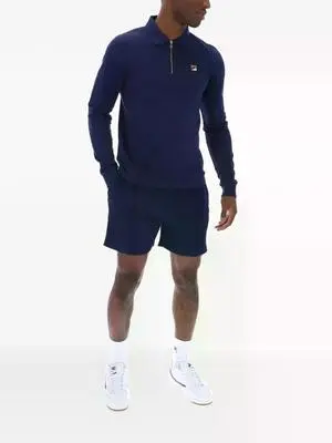 FILA Emilian Zip-fastening Long-sleeve Polo Shirt