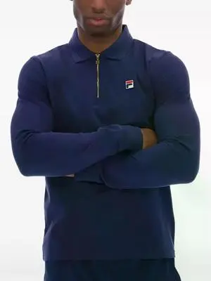 FILA Emilian Zip-fastening Long-sleeve Polo Shirt