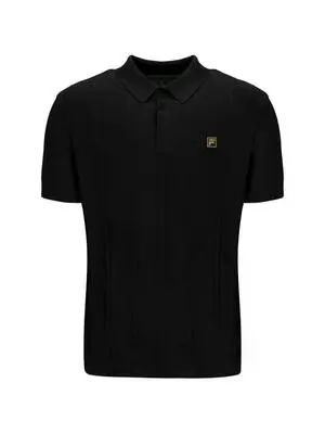 FILA Barns Cable-knit Polo Shirt