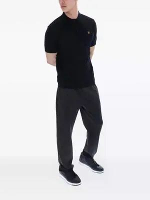 FILA Barns Cable-knit Polo Shirt