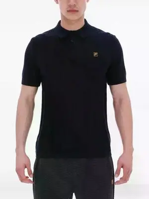 FILA Barns Cable-knit Polo Shirt
