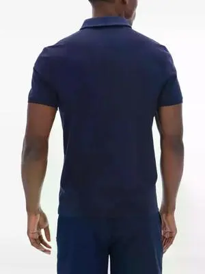 FILA Ettore Logo-patch Zip-fastening Polo Shirt