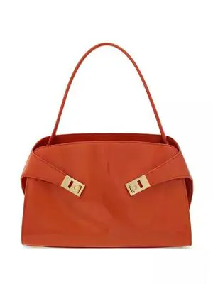FERRAGAMO Hug Soft Shoulder Bag - Orange