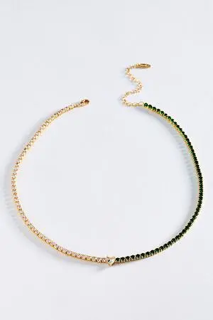 Gold Plated Cubic Zirconia Necklaces