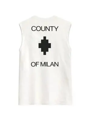 COUNTY OF MILAN Logo-print Vest - Neutrals