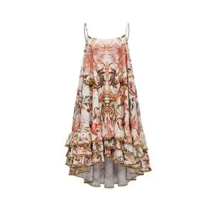 GLAM ON YOU Zsolnay Tiered Ruffle Dress