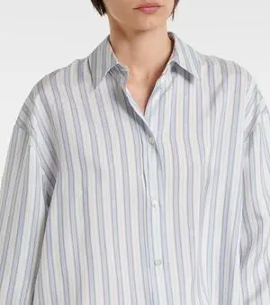 Gucci Striped Silk Shirt