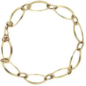 LALA SALAMA Lala Salama Large Oval Link Necklace