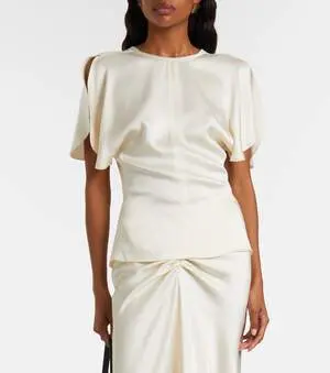 Victoria Beckham Bela Top - White