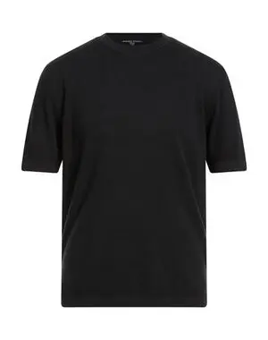 DANIELE FIESOLI Merino Wool & Cashmere Knit Sweater - Black