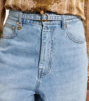Zimmermann Indra Wide-leg Jeans - Blue
