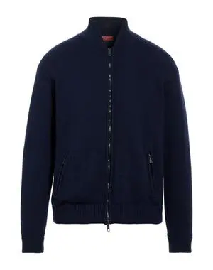 DANIELE FIESOLI Merino Wool & Cashmere Knitted Jacket - Navy