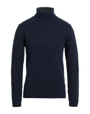 DANIELE FIESOLI Blue Merino Wool Turtleneck