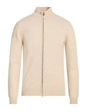 DANIELE FIESOLI Cashmere Zip-up Cardigan - Sand