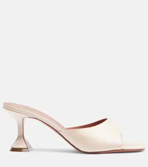 Amina Muaddi Lupita Satin Mules