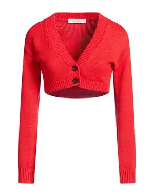 Liviana Conti Cropped Cashmere And Polyamide Cardigan