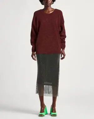 VICOLO Crewneck Sweater In Polyamide, Wool, And Alpaca Wool Blend