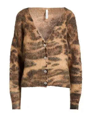 TENSIONE IN Leopard Print Cardigan