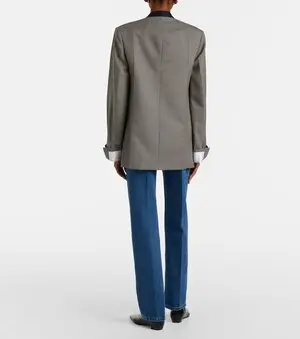 Victoria Beckham Julia Straight Jeans In Mid Wash