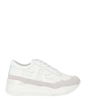 RUCOLINE Low-top Sneakers In Leather And Textile Fibers - White