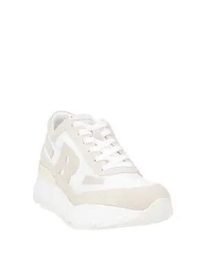 RUCOLINE Low-top Sneakers With Suede Accents - Grey