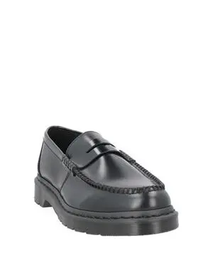 Dr. Martens Penton Polished Smooth Leather Penny Loafers - Black