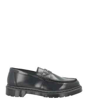 Dr. Martens Penton Polished Smooth Leather Penny Loafers - Black