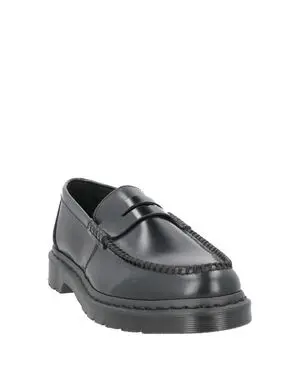 Dr. Martens Penton Polished Smooth Leather Penny Loafers - Black
