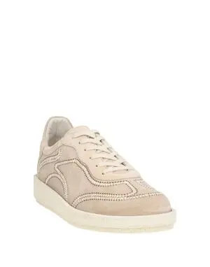 THE ANTIPODE Suede Low-top Sneakers With Embroidery