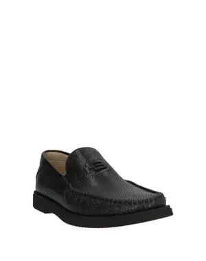 BALDININI Ivory Leather Perforated Loafers
