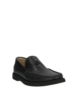 BALDININI Ivory Leather Perforated Loafers