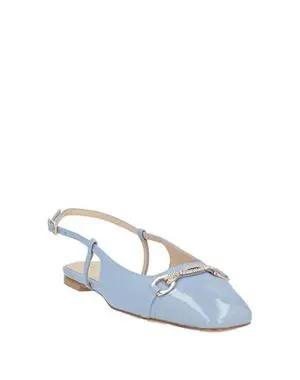 BALDININI Leather Ballet Flats - Blue