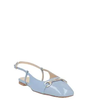 BALDININI Leather Ballet Flats - Blue